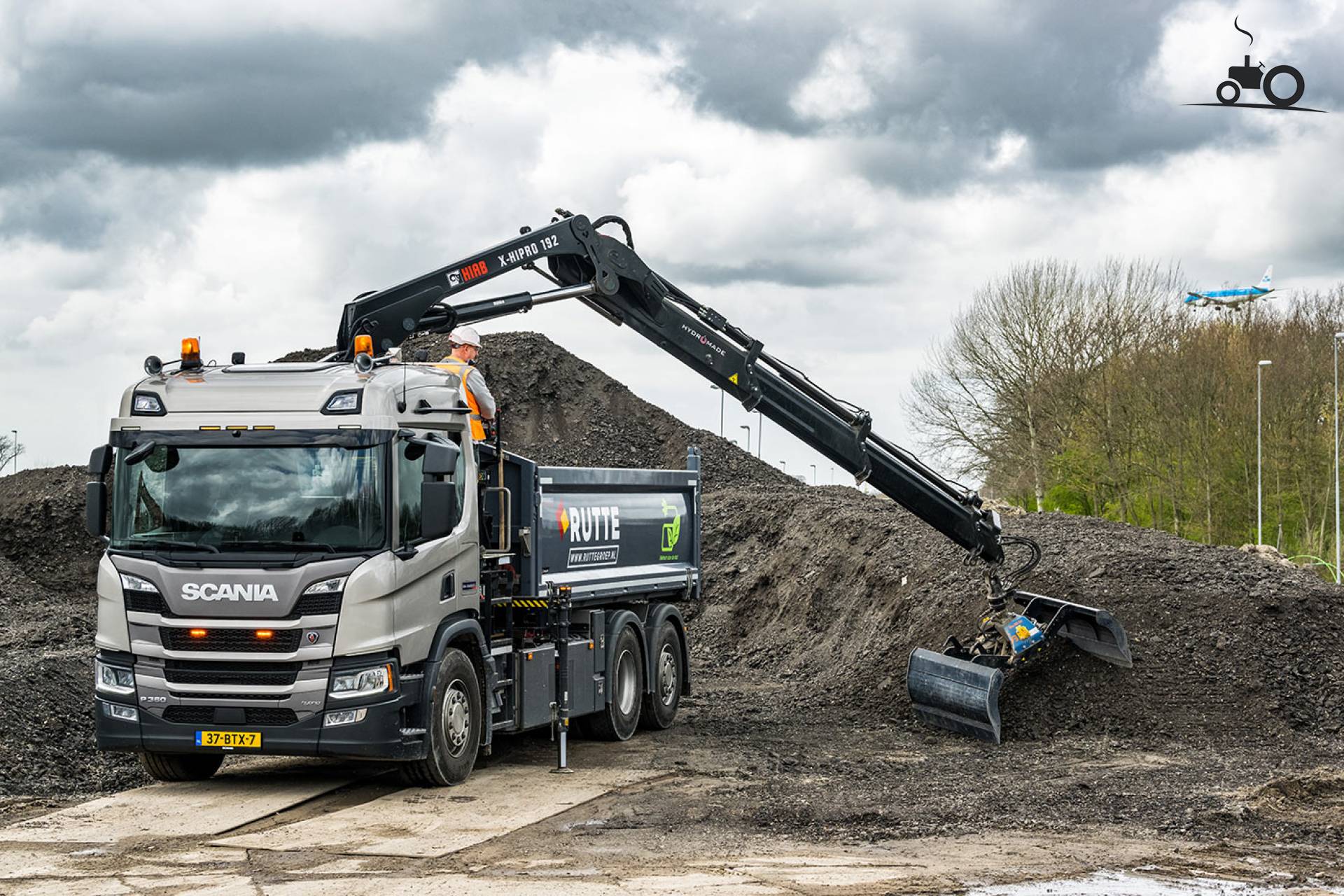 Foto Scania P360 van Rutte Transport