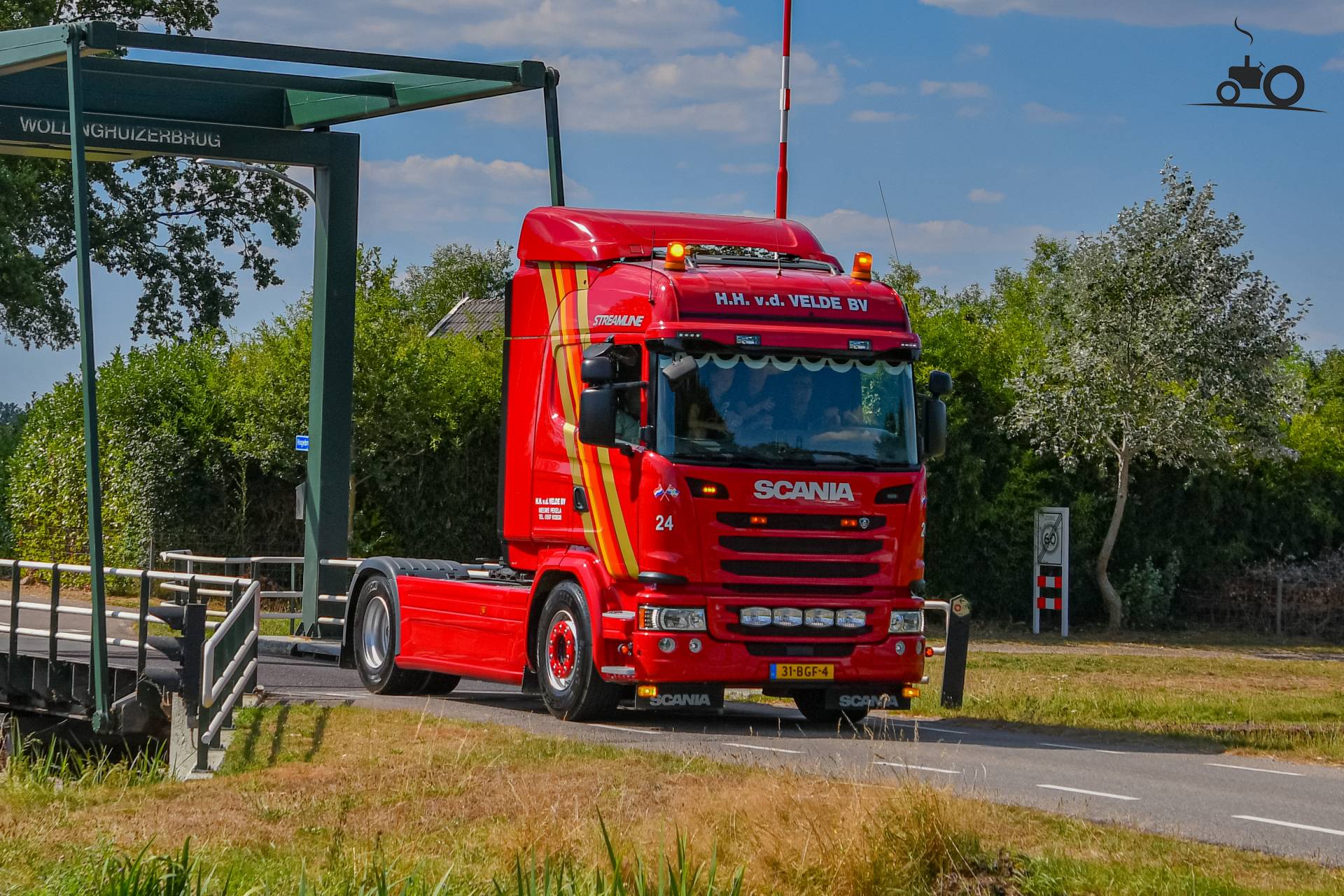 Foto Scania G410 van H.H. van der Velde B.V.