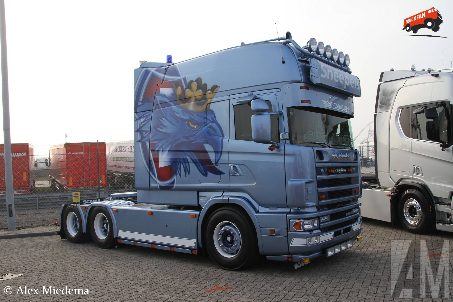 Foto Scania 164 van Sneepels transport v.o.f.