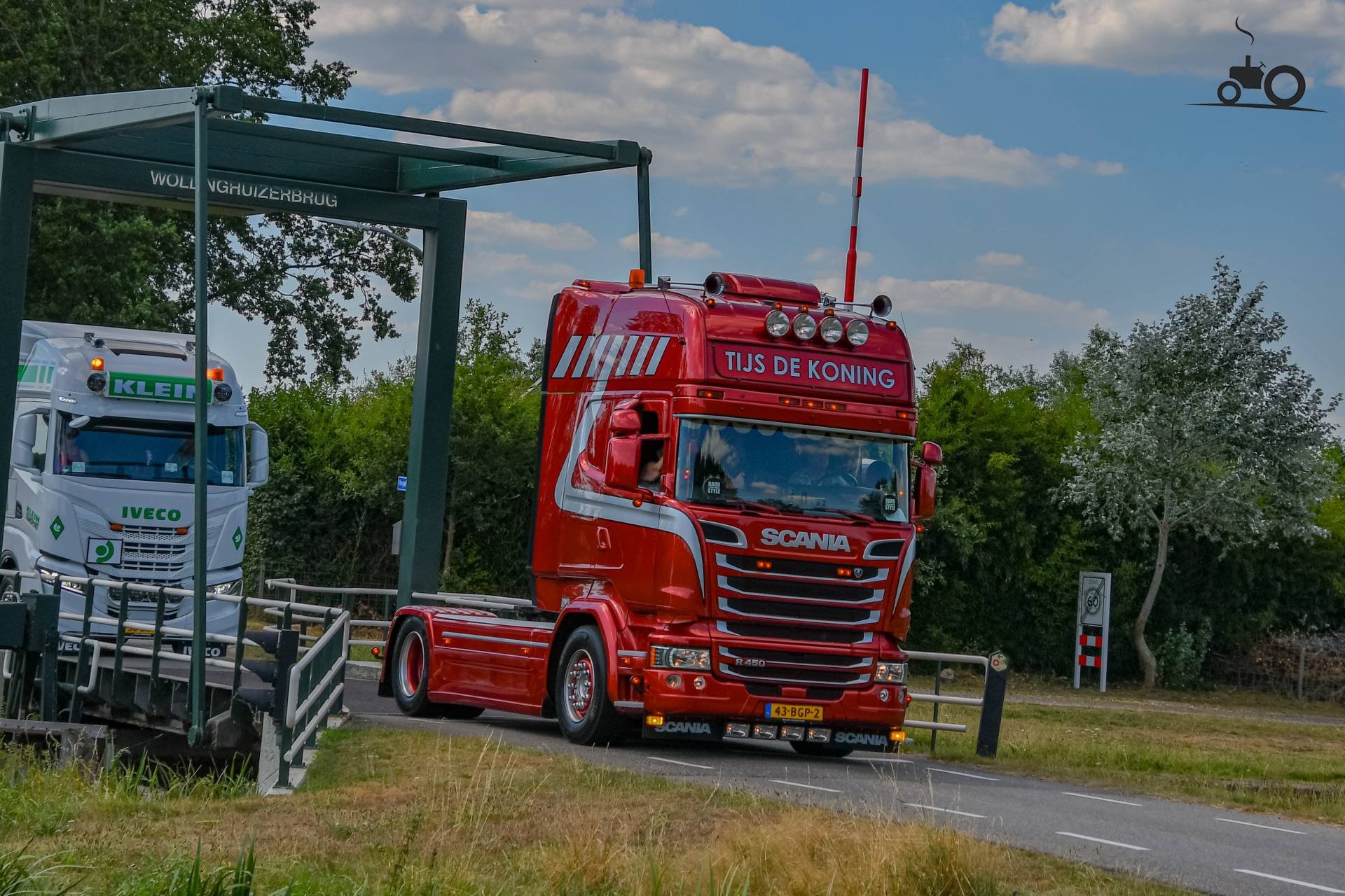 Foto Scania R450 van Tijs de Koning pluimveehandel en kalverhandel B.V.