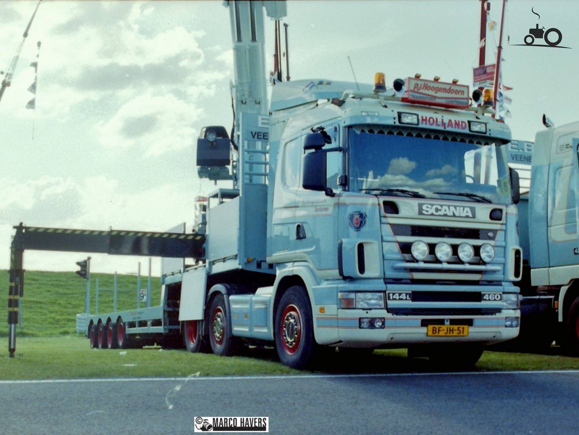 Foto Scania 144 van P.J. Hoogendoorn Transport B.V.