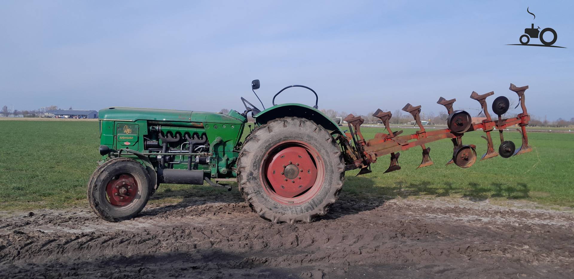 De d80 met zijn nieuwe speelgoed