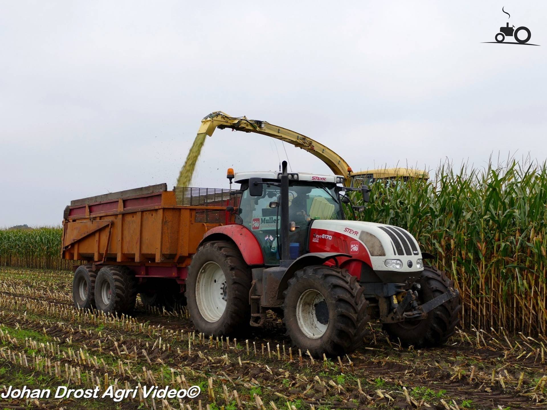 Foto Steyr CVT 6170 van loonbedrijfdegrasspecialist, Muller Grondverzet