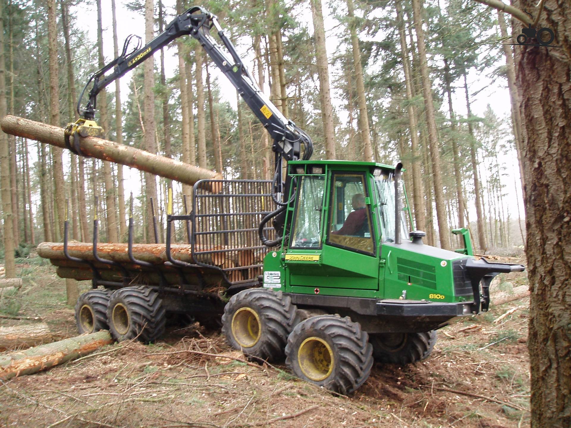 Foto Timberjack Forwarder van Fa. Bruinenberg