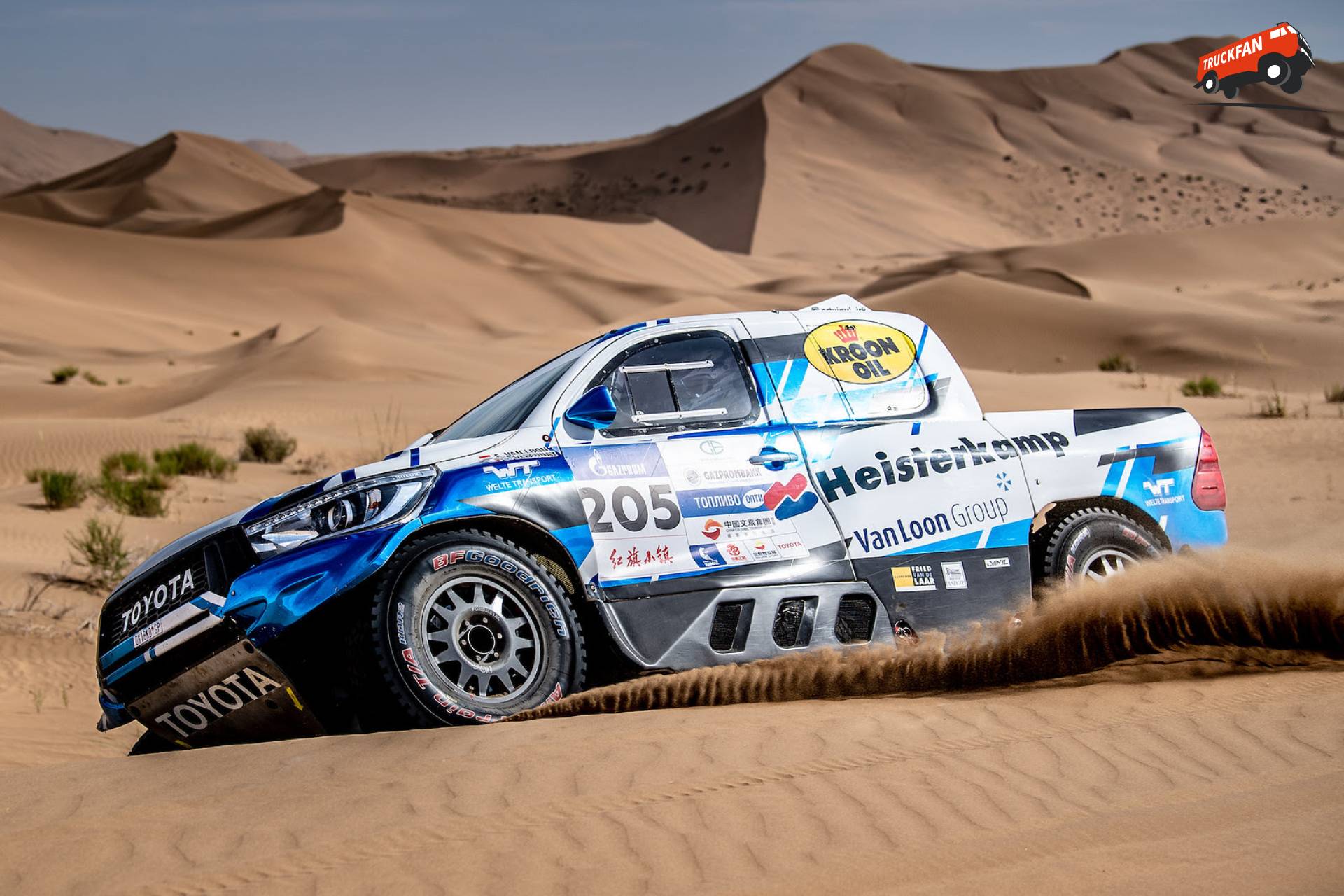 Dakar Trucks 2020 - Toyota HiLux van Van Loon Vlees, Heisterkamp
