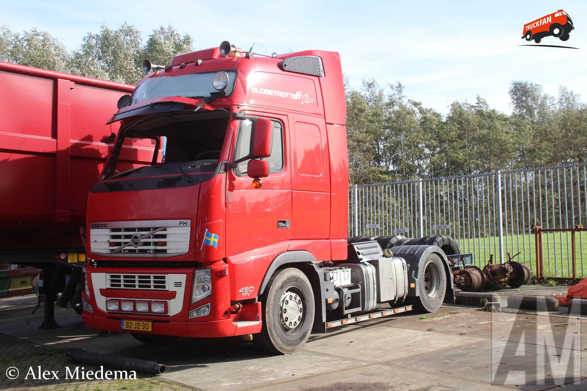 Ongeval vrachtwagen - Volvo FH 3rd gen van M.P. Edes