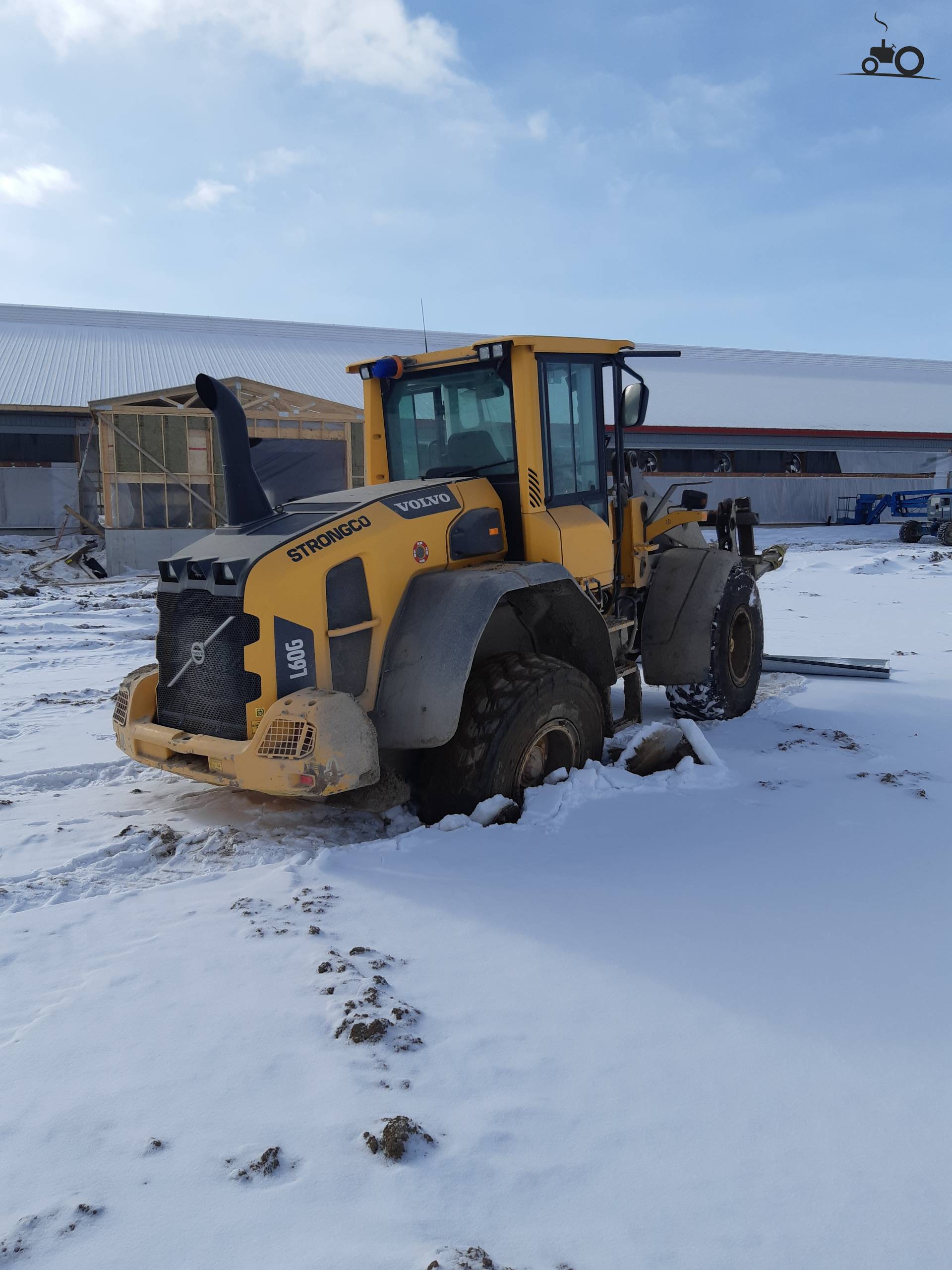 Vastgereden - Volvo L60G