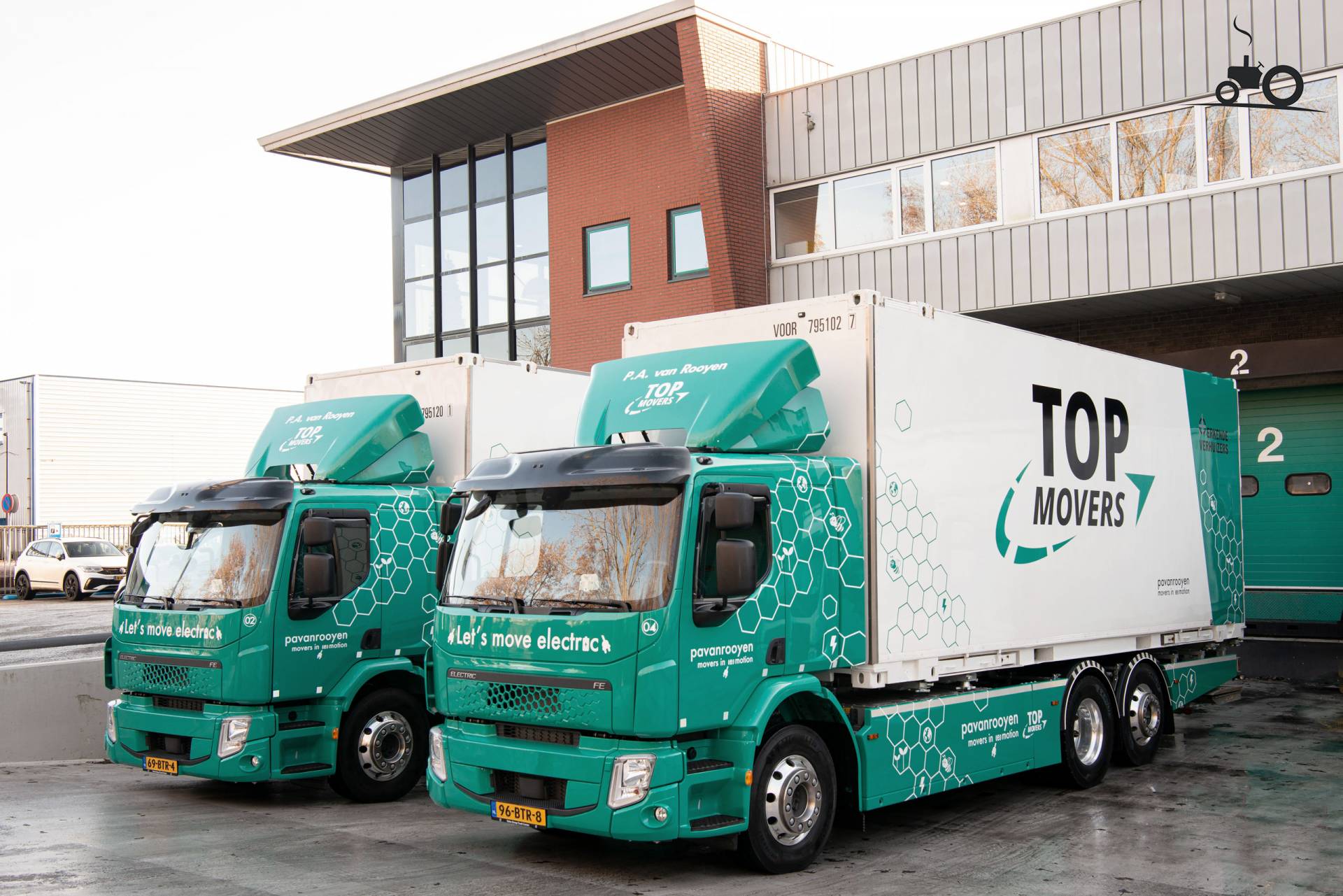 Foto Volvo FE electric van Transportbedrijf P.A. Van Rooyen B.V.