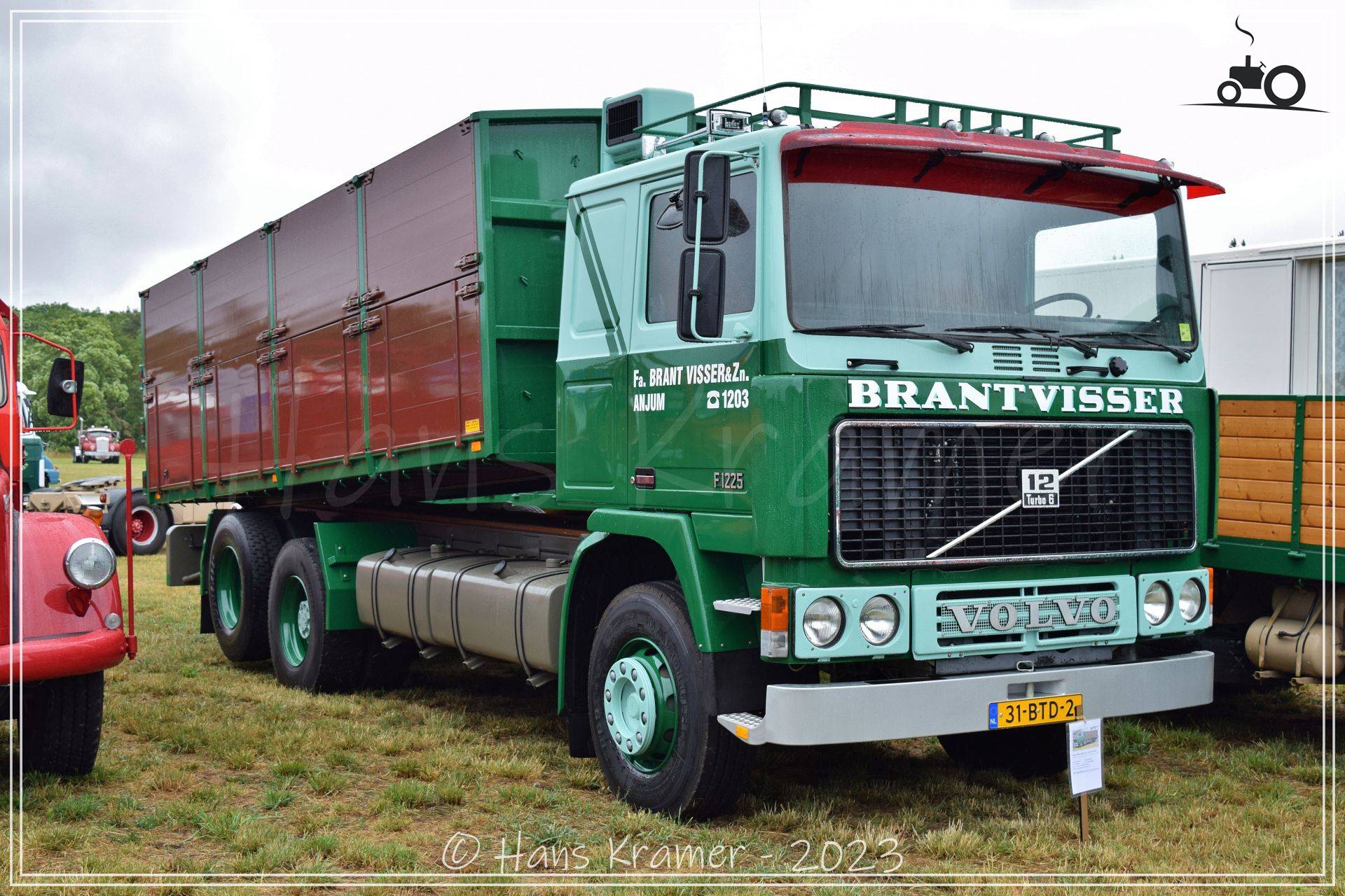 Foto Volvo F12 van Brant Visser en Zonen B.V.