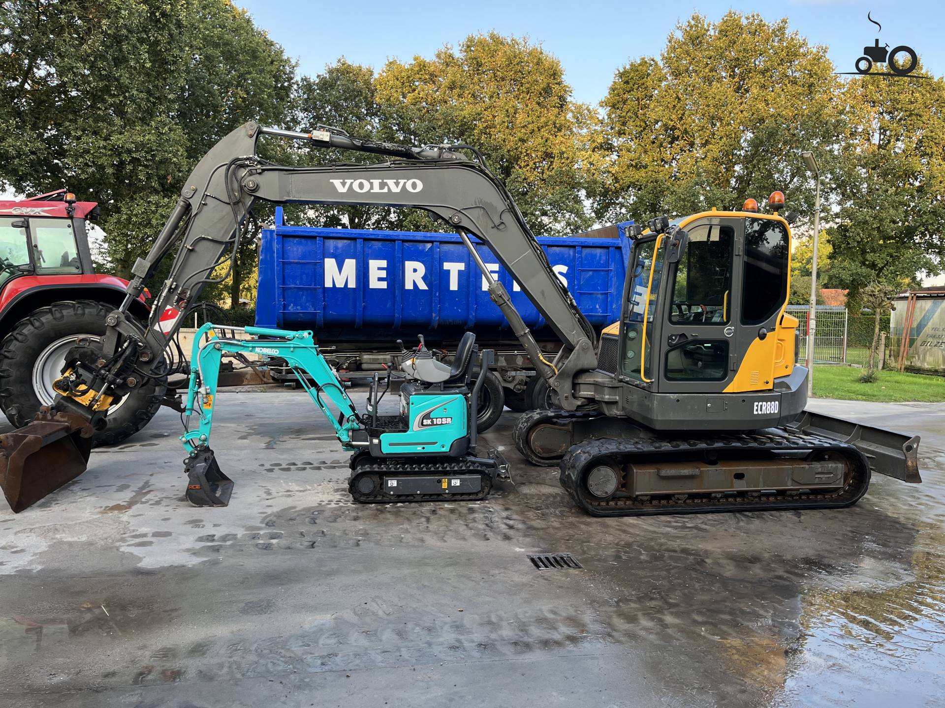 Foto Volvo ECR 88 van Mertens Dienstverlening