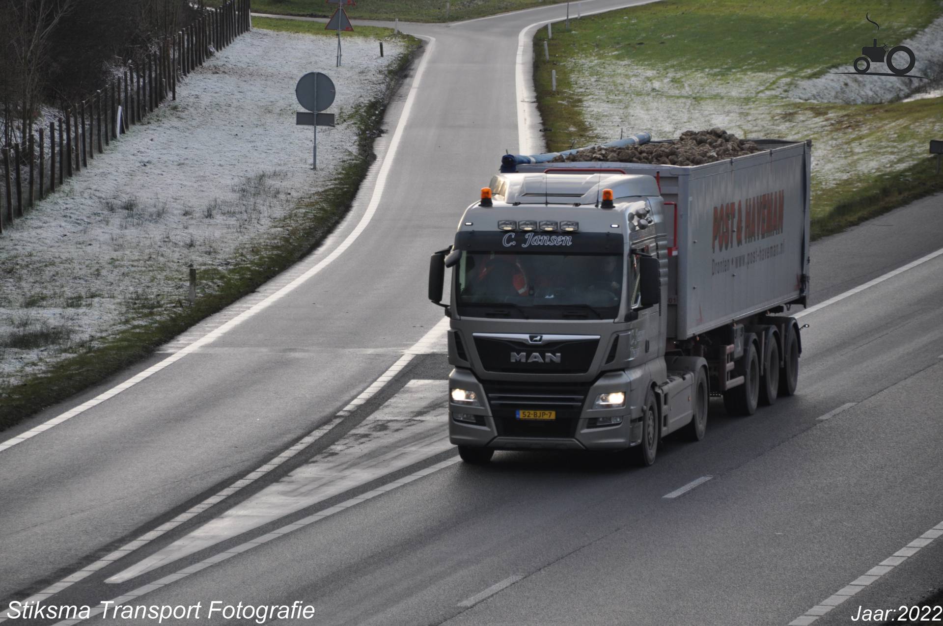 Foto vrachtwagen M.A.N. van Post & Haveman