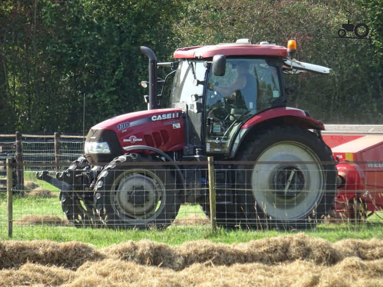 Foto Case IH Maxxum 130 CVX van Loonbedrijf Almen Harfsen