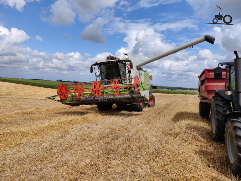 Foto Claas Lexion 650 van Hertigers Leon