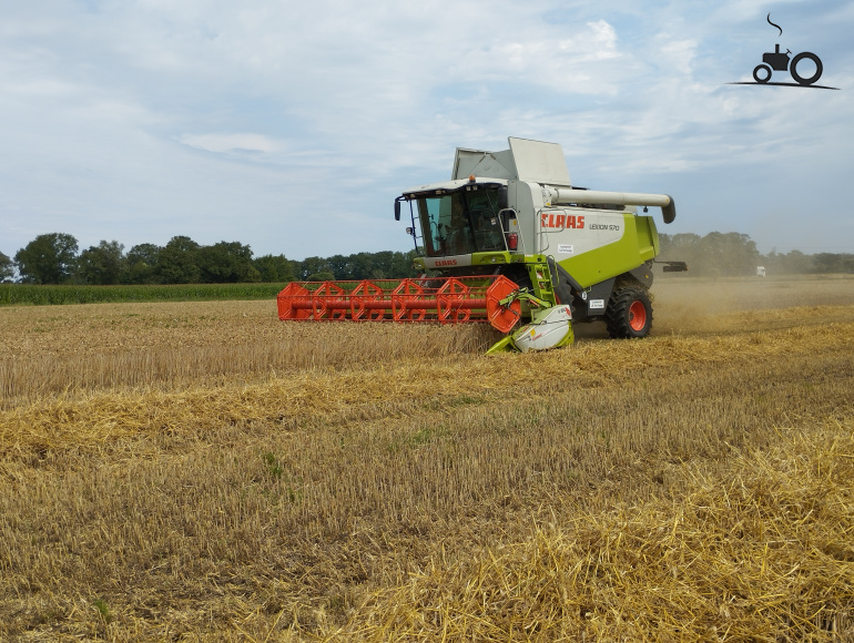 Foto Claas Lexion 570 van Loonbedrijf J.b.tersteege