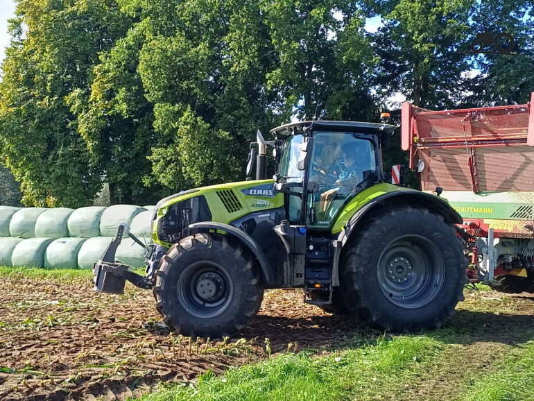 Foto Claas Axion 870 van De Kruyf Mechanisatie