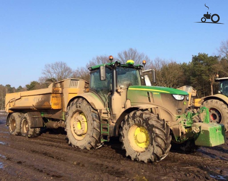 Foto John Deere 6250R van Kraakman Perfors BV