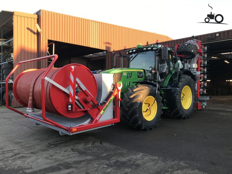 Foto John Deere 6155R van Boom agriservices, Geert-Jan De Kok BV