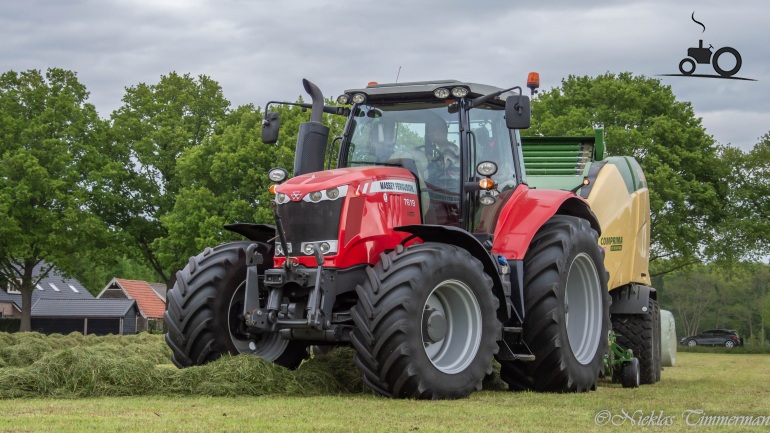 Foto Massey Ferguson 7619 van Loonbedrijf H. Brand
