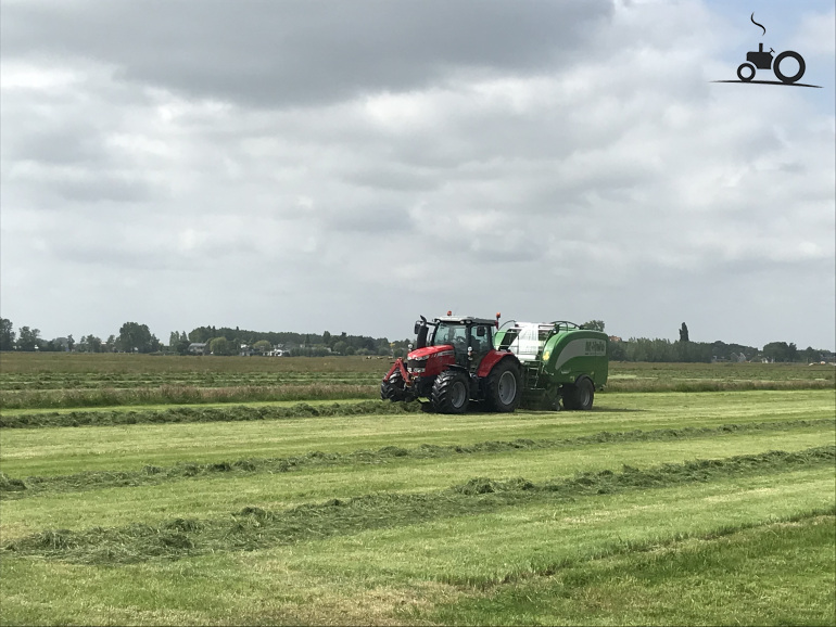 Foto Massey Ferguson 6616 van Loon- en Aannemingsbedrijf D Van De Dool.