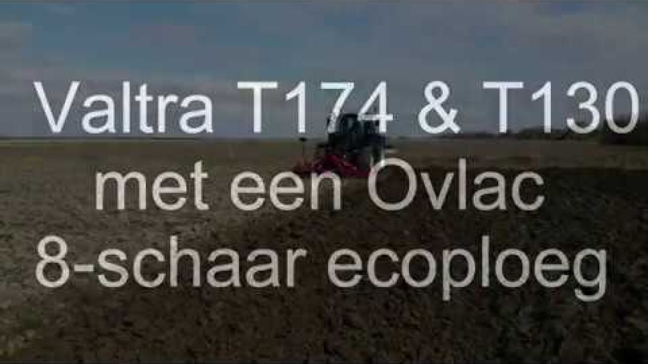 Valtra T174 & T130 met Ovlac ecoploeg koeckhoven.net