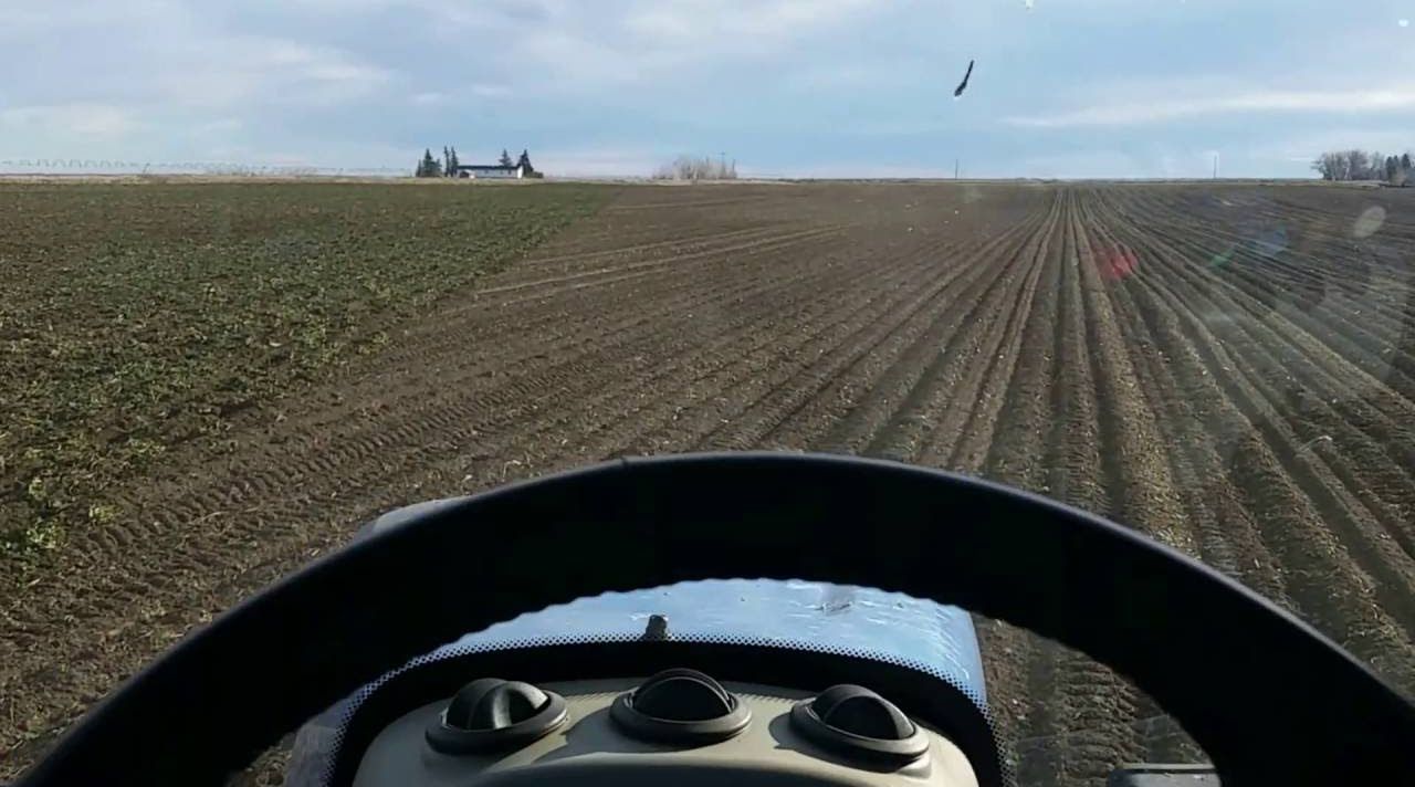 New Holland T8030 met een Friggstad cultivator