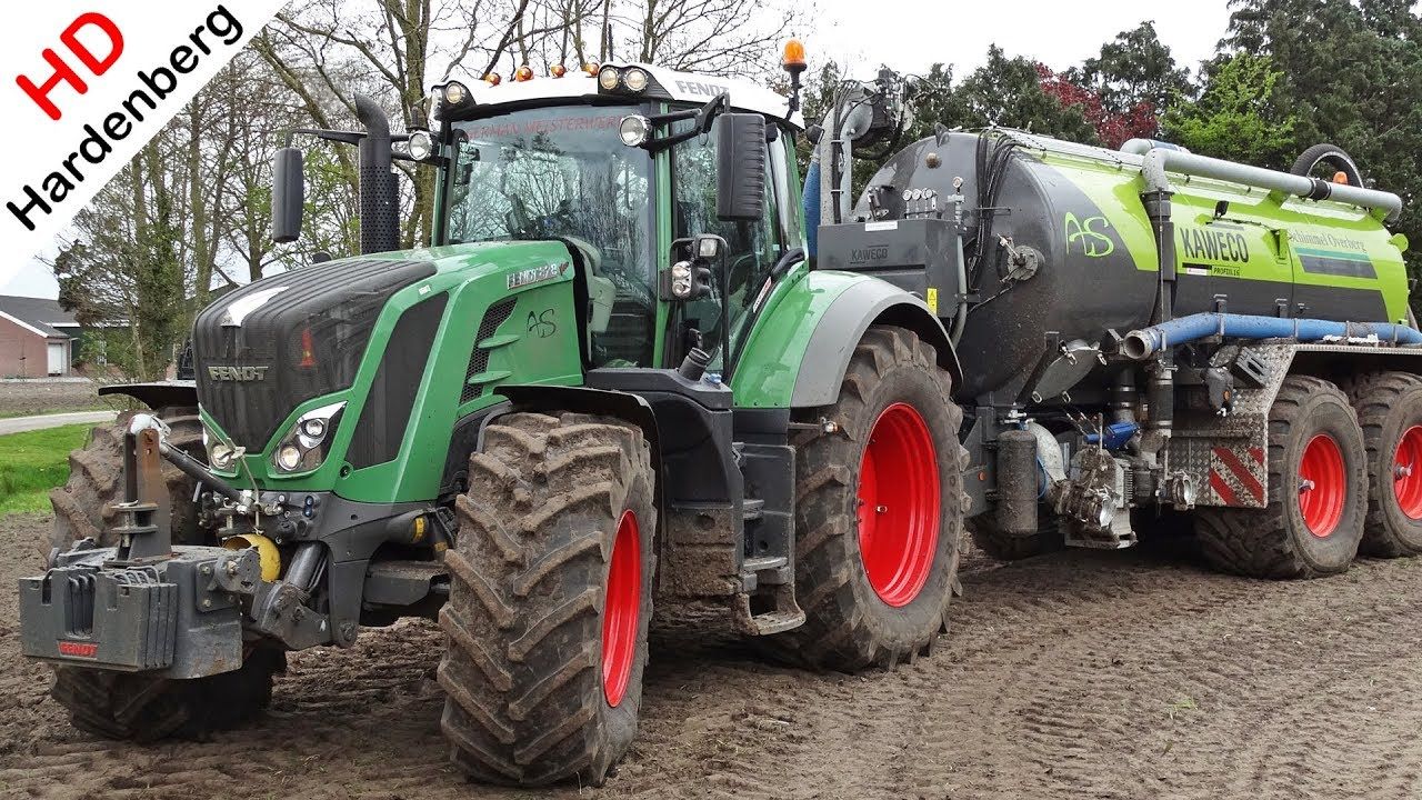 Drijfmest | Bouwland bemesten met Fendt 828 en Kaweco Profi III ...