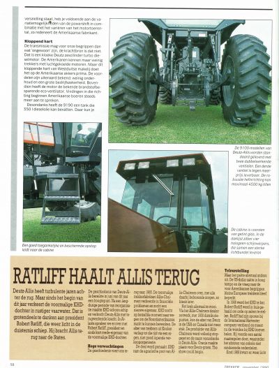 Deutz Allis 9190 - Informatie, foto's en video's - TractorFan